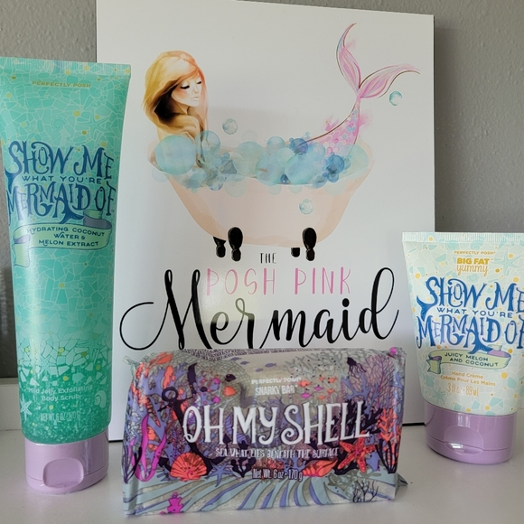 Perfectly Posh | Bath & Body | Mermaid Body Care Bundle By Perfectly ...